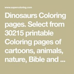 Minecraft Dinosaurs Coloring Pages | BubaKids.com