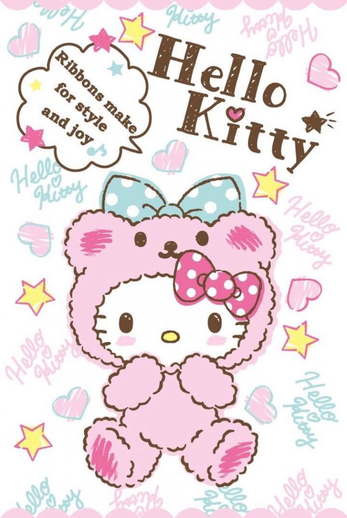 Hello Kitty - Grill Chef Barbecue - Coloring Page | BubaKids.com