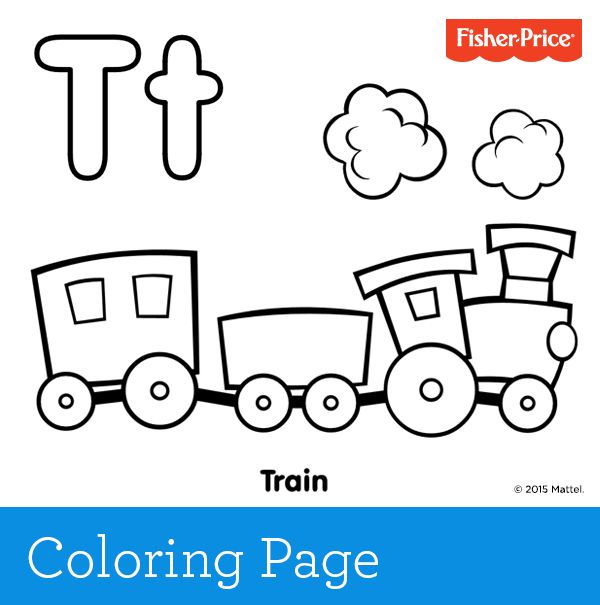 ‘T’ is for train! Toot-toot and choo-choo. Train play is so much fun ...