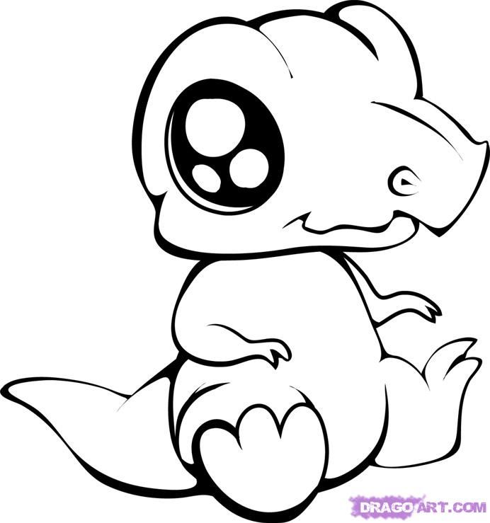 Cute Cartoon Animal Coloring Pages – Cartoon Coloring Pages | BubaKids.com