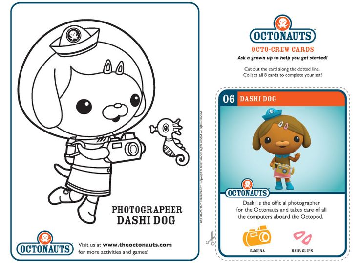 Dashi Dog | Example of the printable octonauts page you can … | Flickr ...