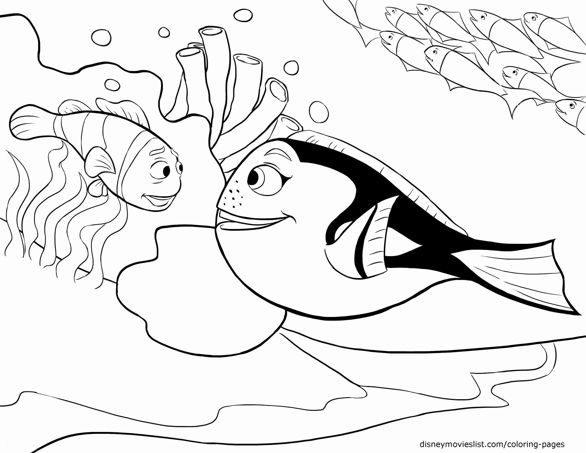X Ray Fish Coloring Page | BubaKids.com