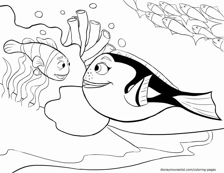 X Ray Fish Coloring Page | BubaKids.com