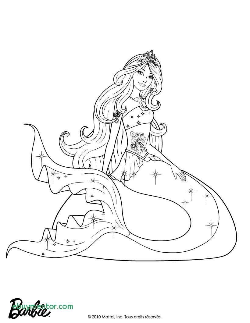 Barbie Princess Mermaid Coloring Pages | BubaKids.com