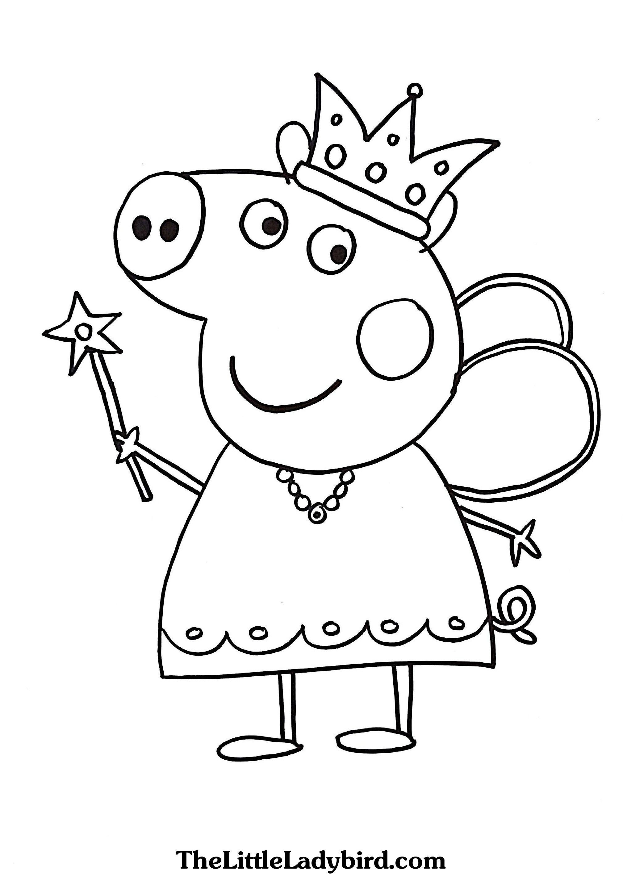 Color Peppa Pig | BubaKids.com