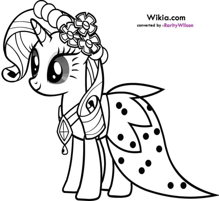 Rainbow Princess Coloring Page | BubaKids.com