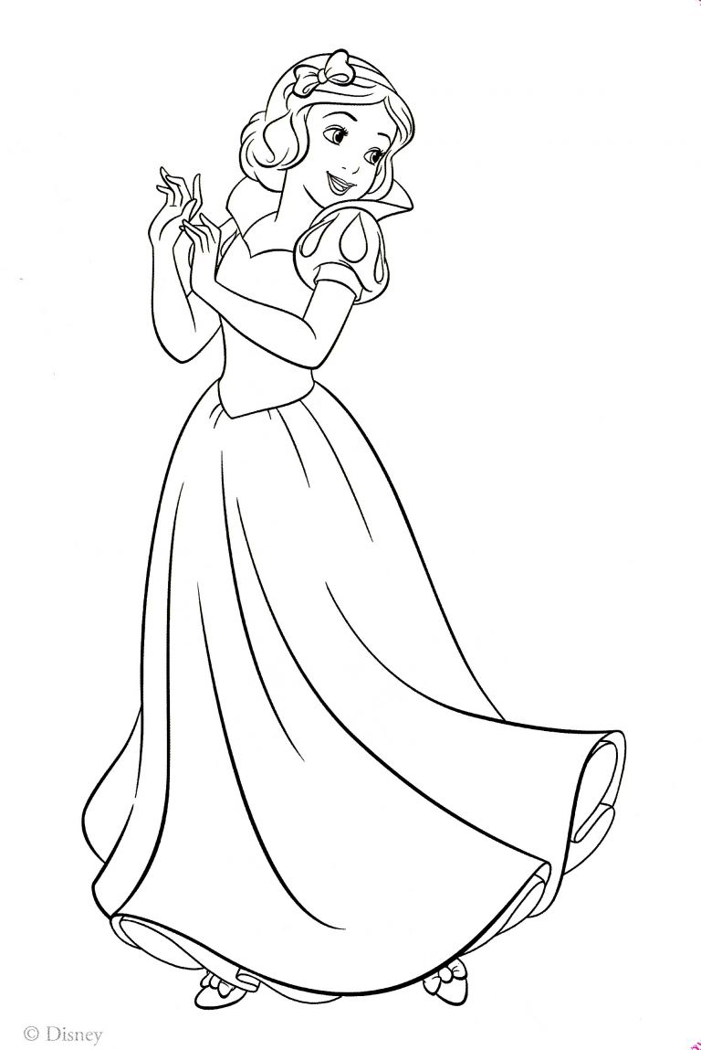 Princess Easter Coloring Page | BubaKids.com