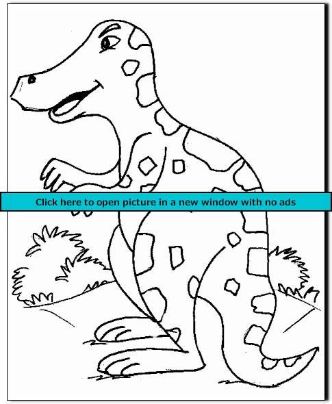 Baby TRex Coloring Page With Egg | BubaKids.com
