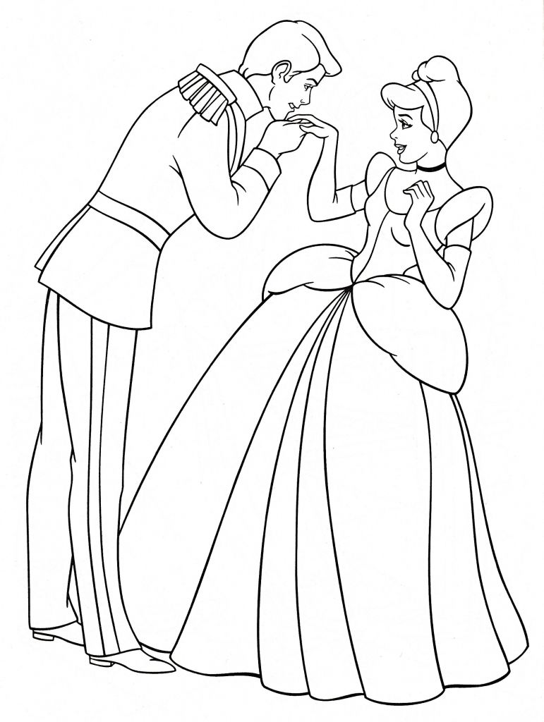 Disney Princess and Prince Coloring Pages | BubaKids.com