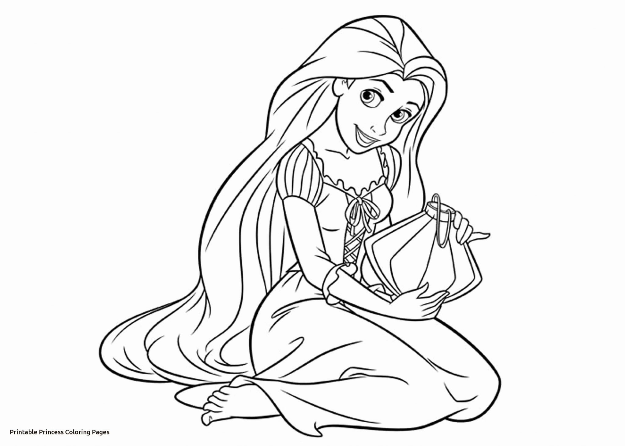 Princess Easter Coloring Page | BubaKids.com