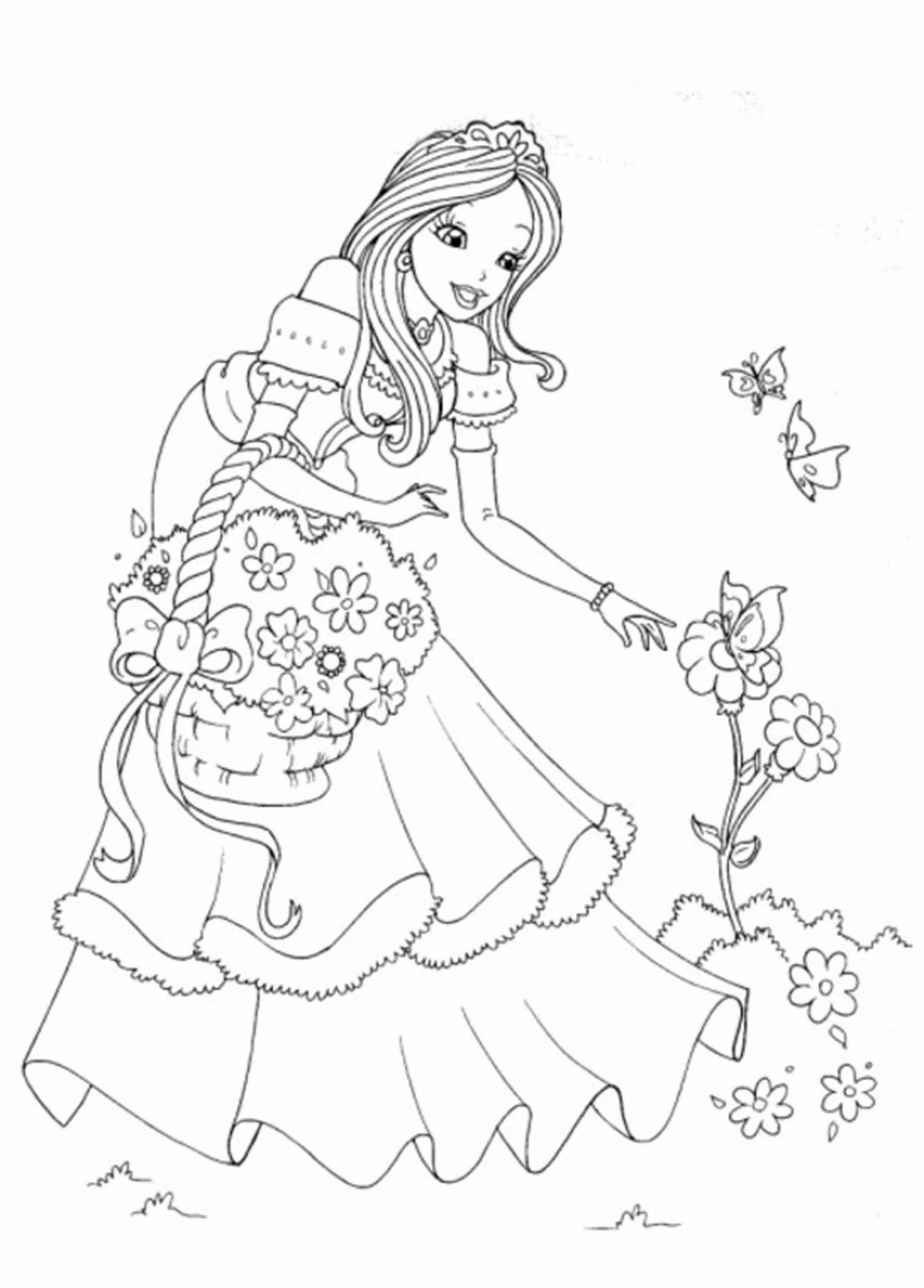 Princess Skystar Coloring Pages | BubaKids.com