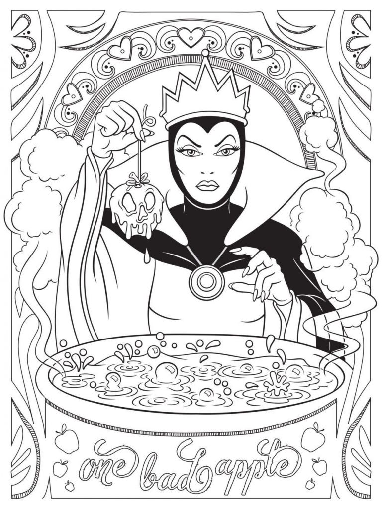 Evil Princess Coloring Pages | BubaKids.com