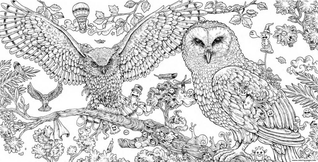 Hard Animal Coloring Pages | BubaKids.com