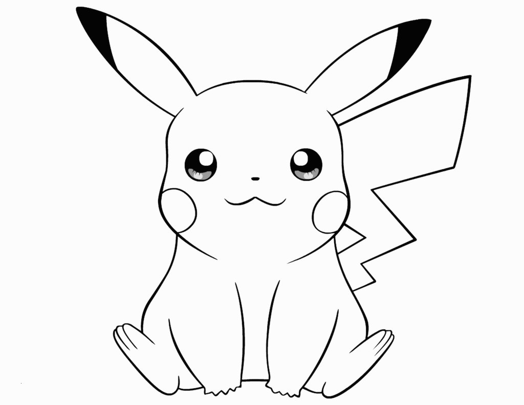 Pikachu Face Coloring Pages | BubaKids.com