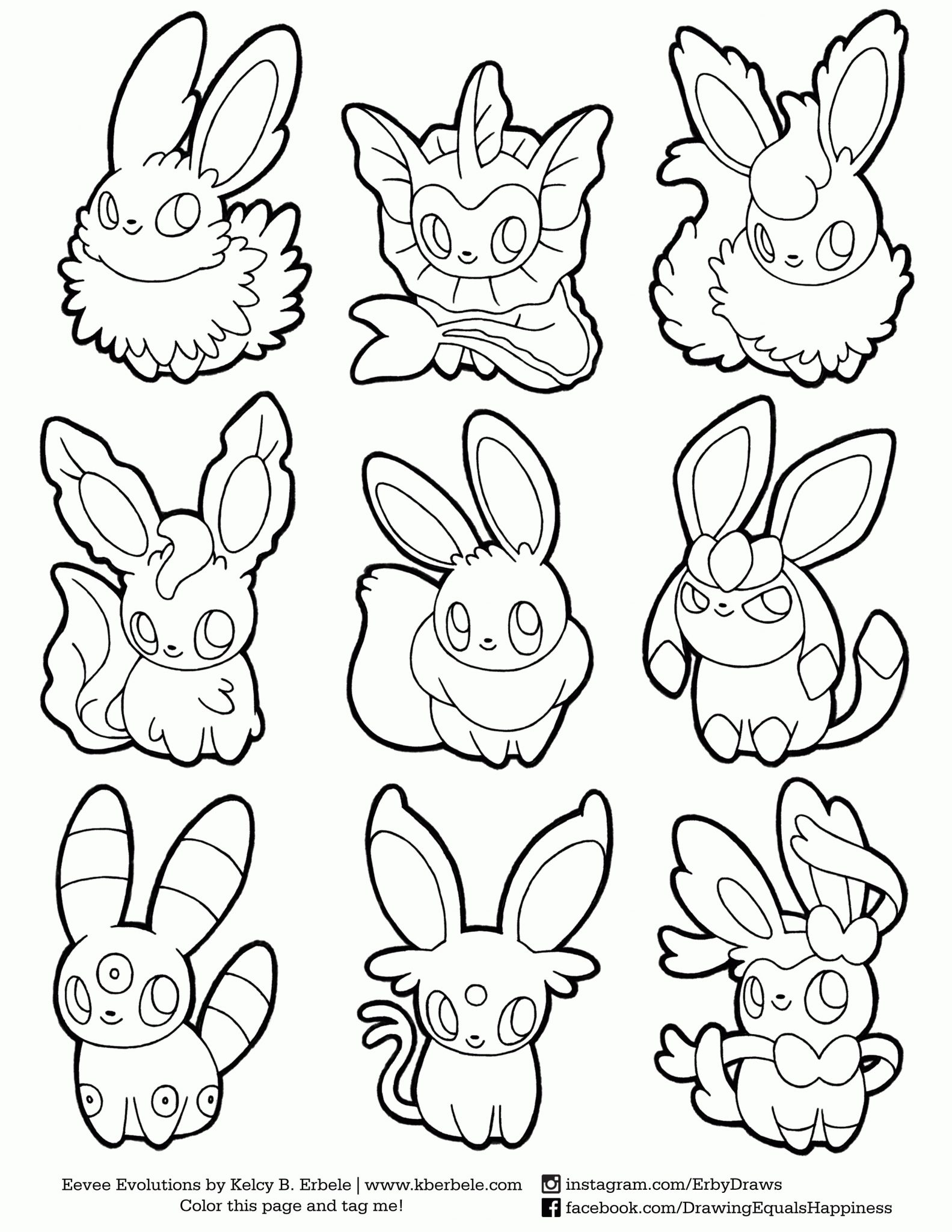 Pokemon Coloring Pages Gen 1 | BubaKids.com