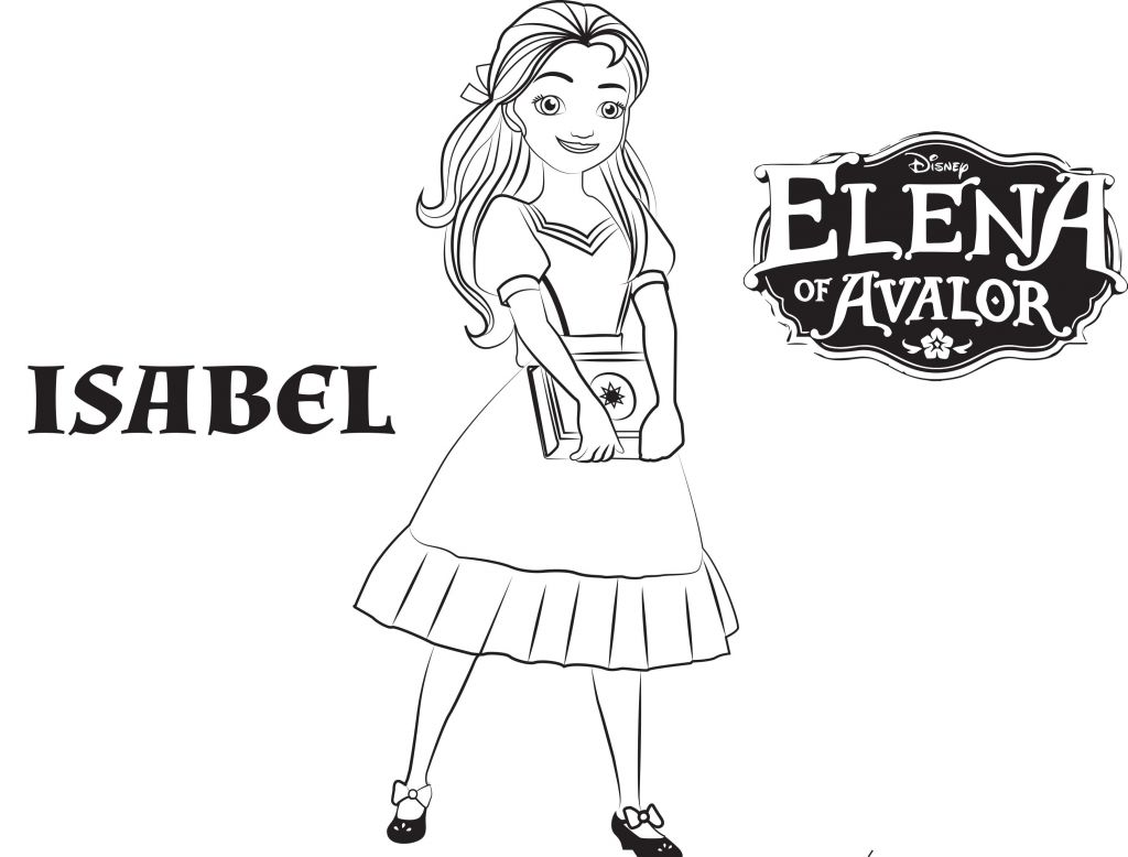 Princess isabel Coloring Pages | BubaKids.com