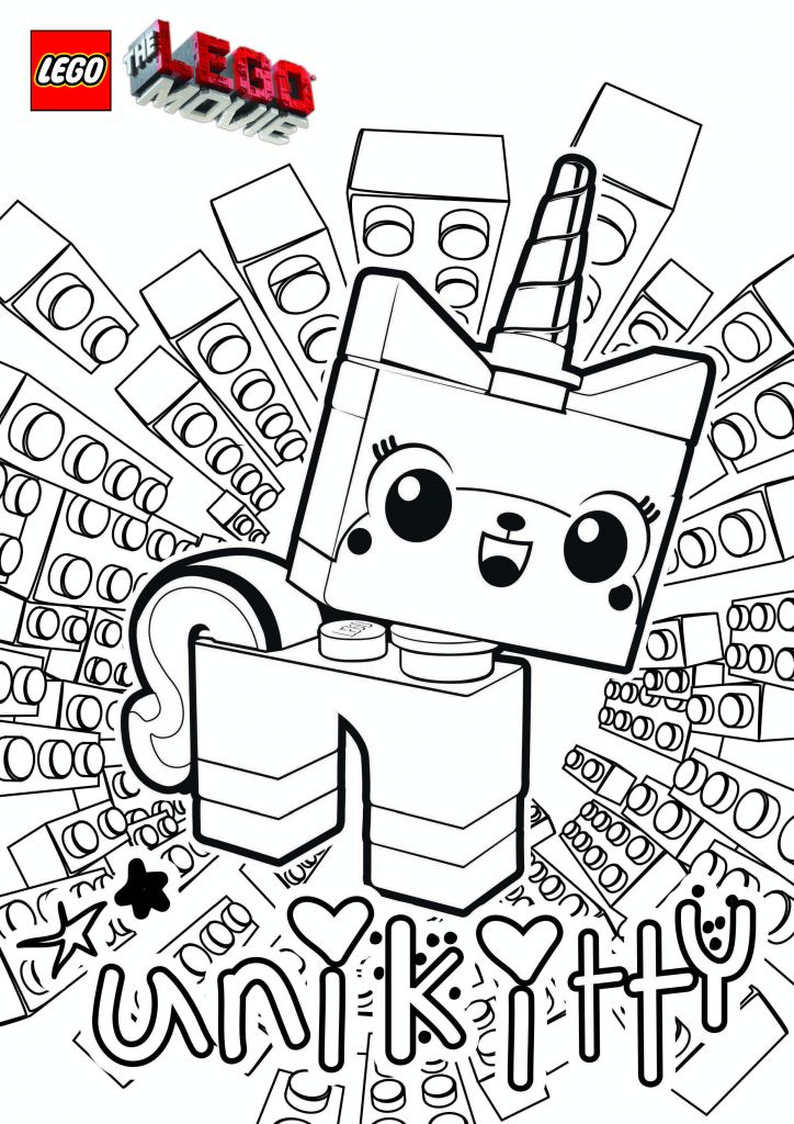 Princess Unikitty Coloring Pages | BubaKids.com