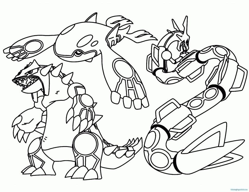 Unknown Pokemon Coloring Page | BubaKids.com