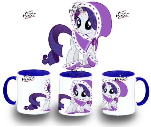 TAZA MY LITTLE PONY RARITY CON CAPUCHA varios colores mug tazza tasse ...