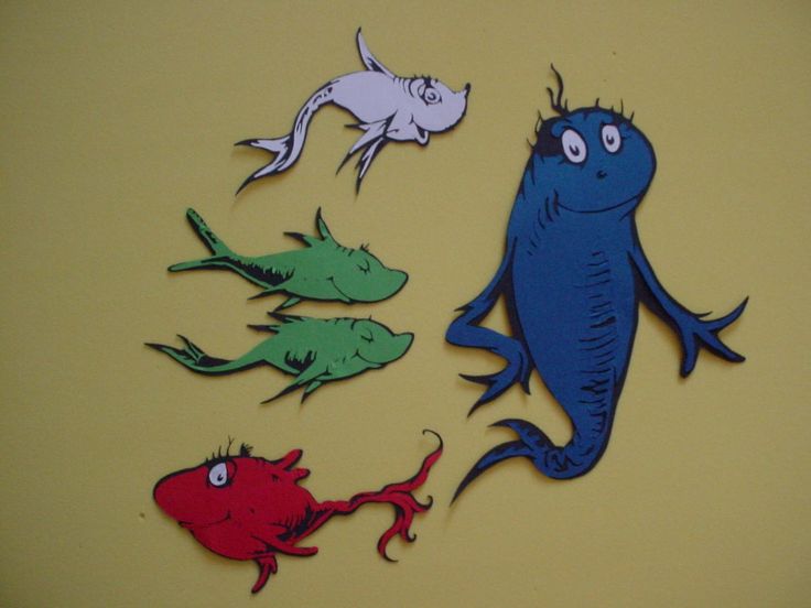 dr seuss coloring pages one fish two - trend - Bloguez.com | BubaKids.com
