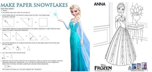 Disney’s FROZEN – Printable Activity Sheets | BubaKids.com