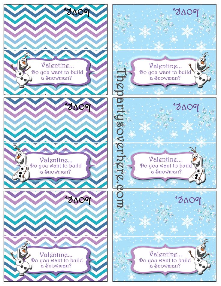 I like warm hugs….Free Frozen Printables | BubaKids.com