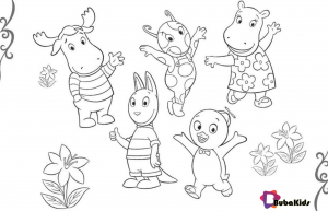 The Backyardigans Free printable coloring pages for children | BubaKids.com