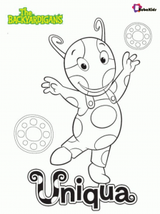 Uniqua From The Backyardigans Printable Coloring Pages - bubakids.com ...