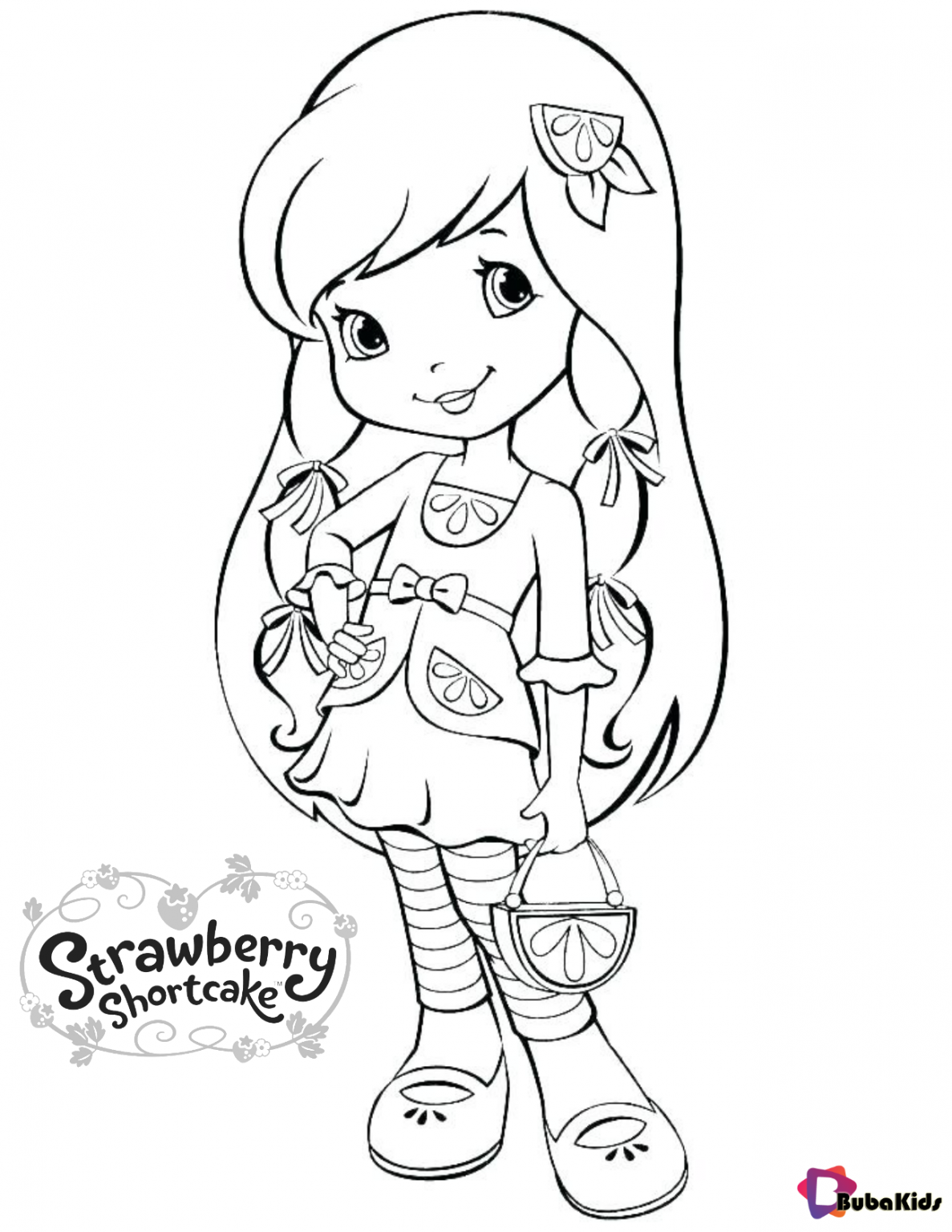 Plum Pudding Strawberry Shortcake character free printable coloring ...