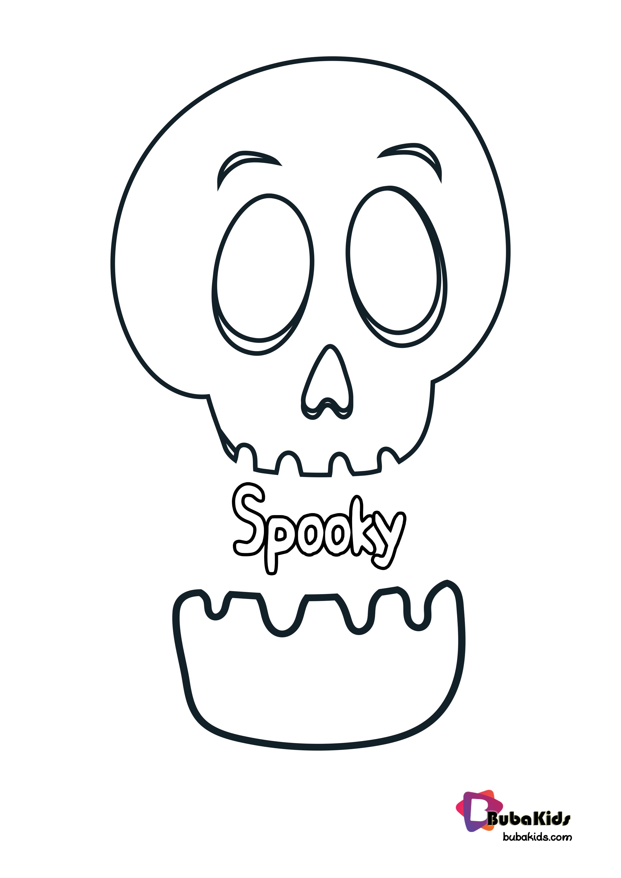 Spooky Season Coloring Page Coloring Pages