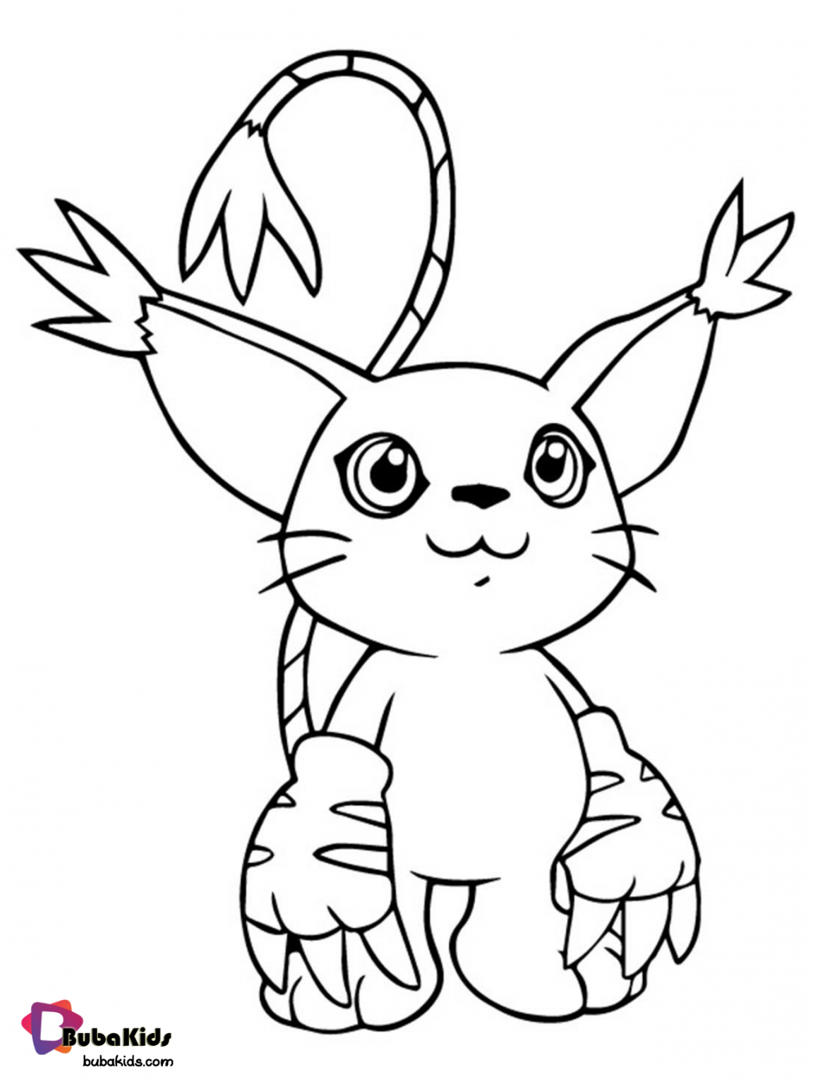 Free Digimon Coloring Pages. | BubaKids.com