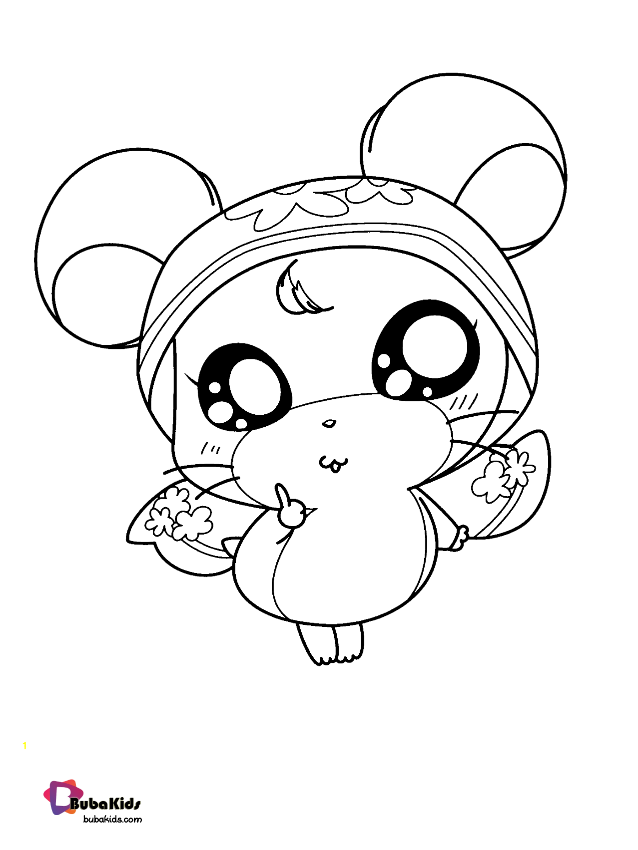 Easy and printable Christmas drawing and coloring page. | BubaKids.com