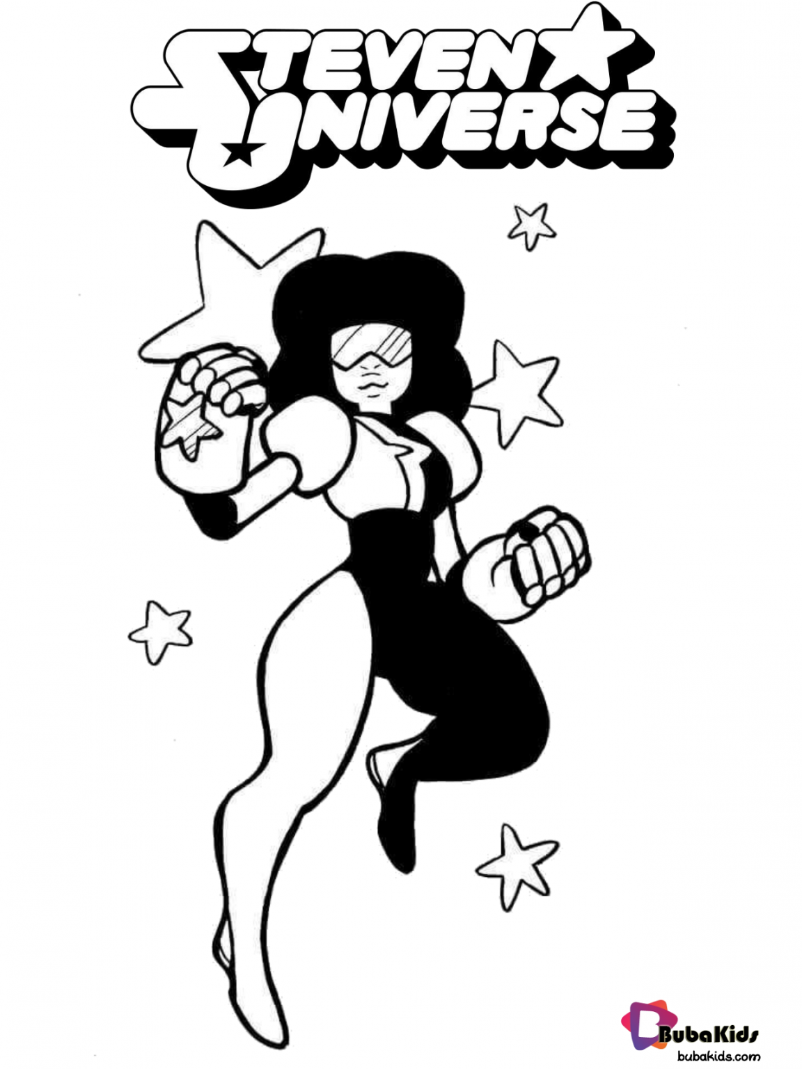Garnet Steven Universe coloring page | BubaKids.com