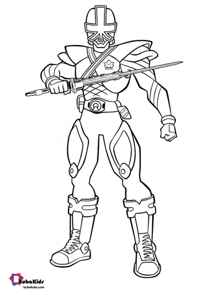 Printable Megaforce Power Ranger Coloring Page Coloring Pages