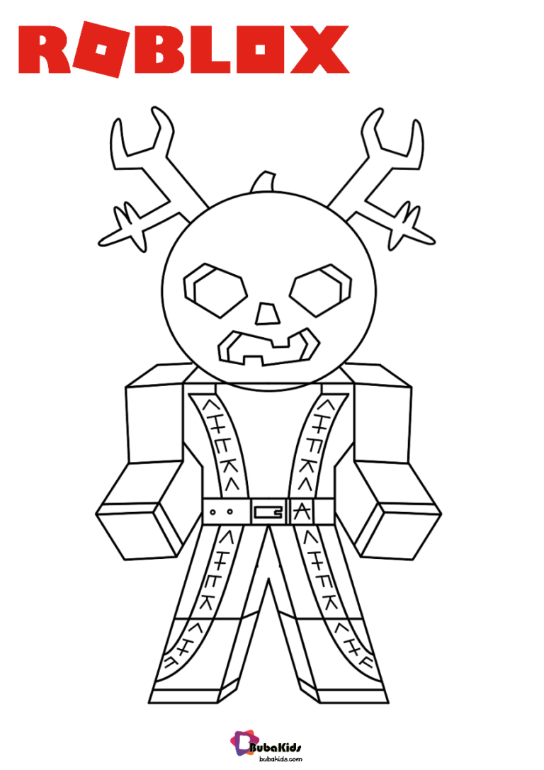Roblox games characters series coloring pages 002 | BubaKids.com