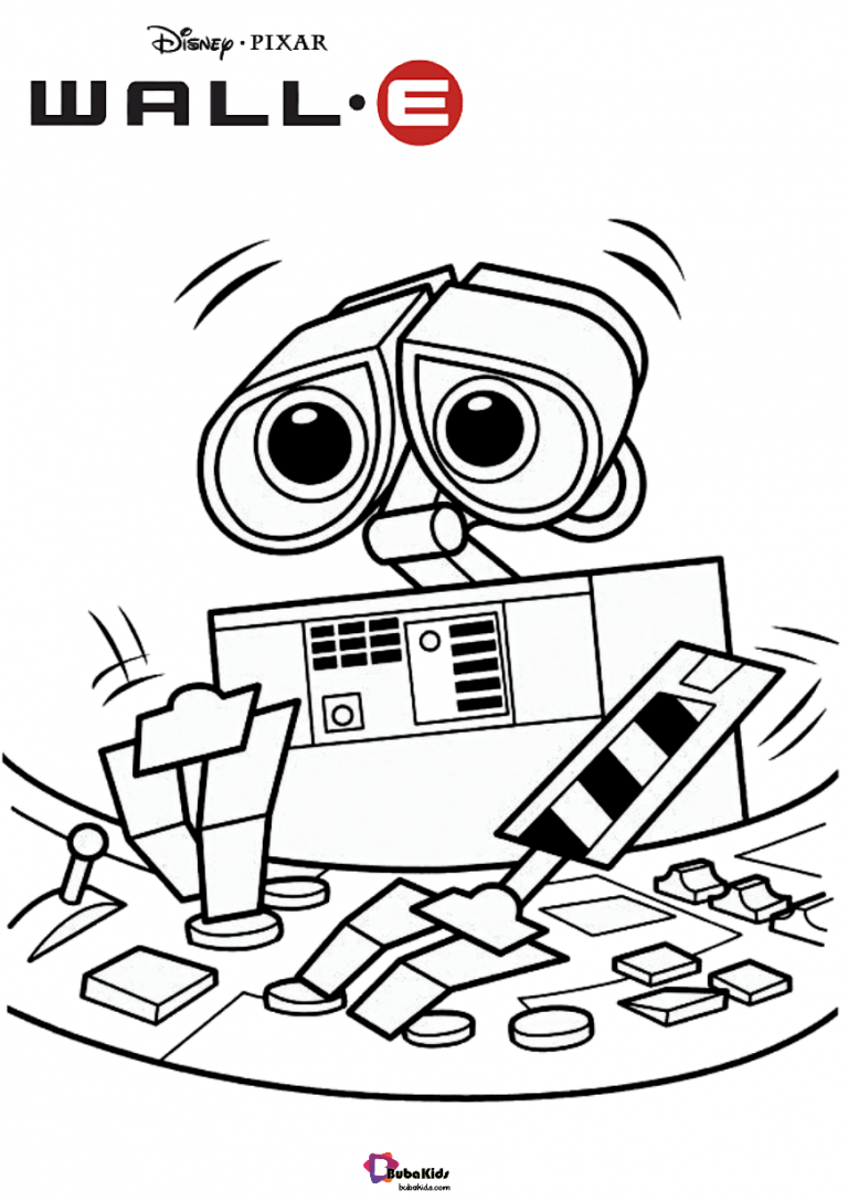 Wall-e disneys wall-e movie coloring pages free download to print and ...