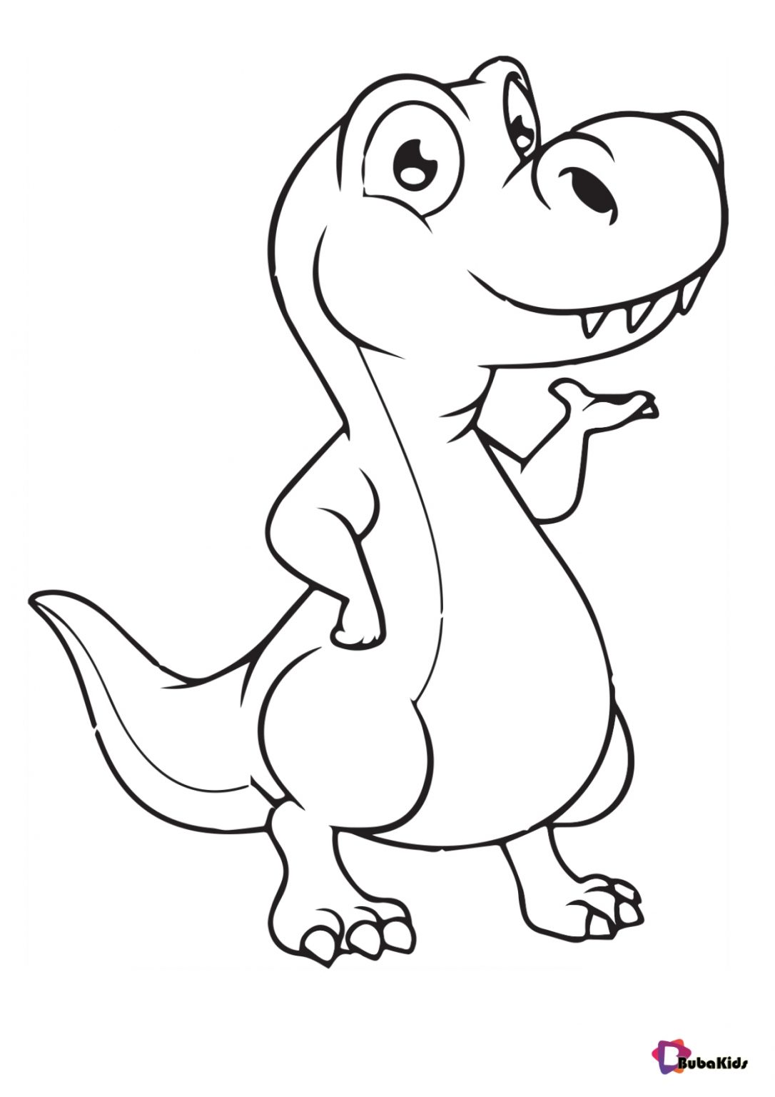 Cool Dinosaurs Coloring Pages | BubaKids.com