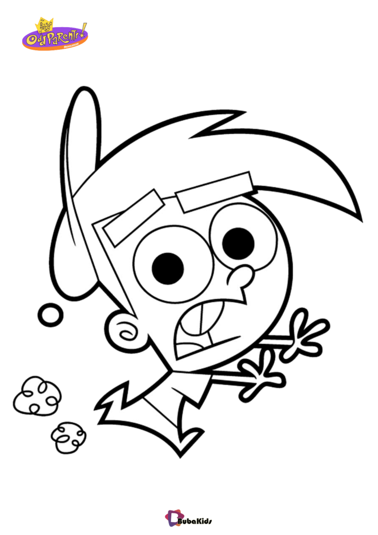 Fairly Oddparents Nickelodeon children tv series coloring pages ...